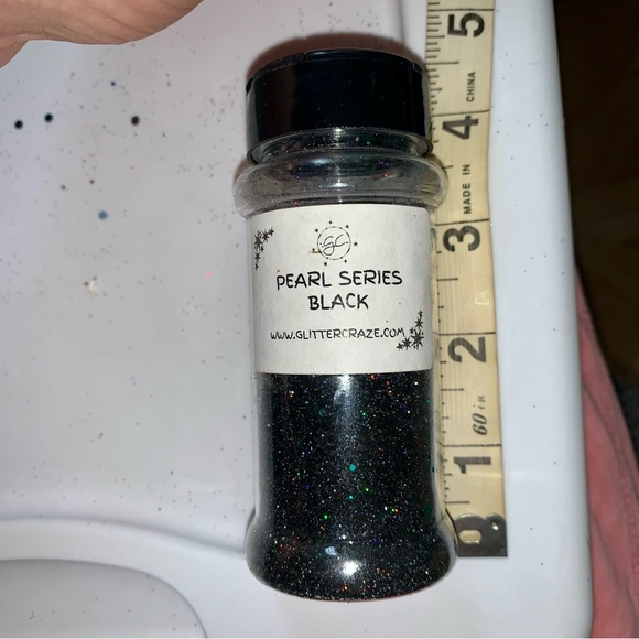Glitter Craze | Makeup | Pearl Series Black Crafting Glitter By ...